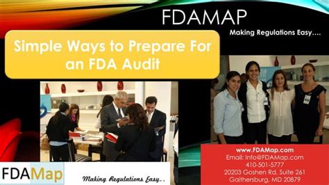 Simple Ways To Prepare For An Fda Audit Ppt