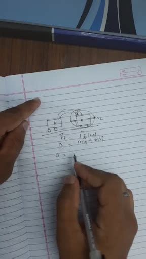 C Velocity Of Centre Of Mass Of System Is V Filo