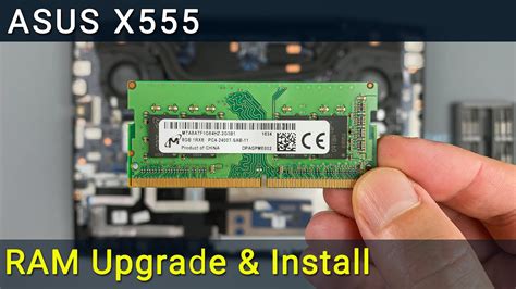 Asus X RAM Upgrade Install Step By Step DIY Guide YouTube
