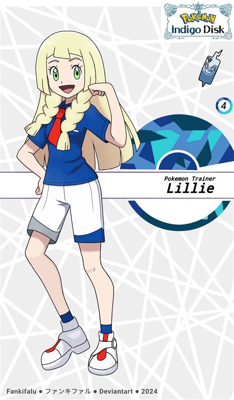 Pokemon Trainer Lillie Indigo Version By Fankifalu On Deviantart