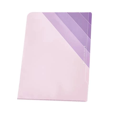 Ngheia Purple Classification Storage Bag Folder Report Cover Plastic