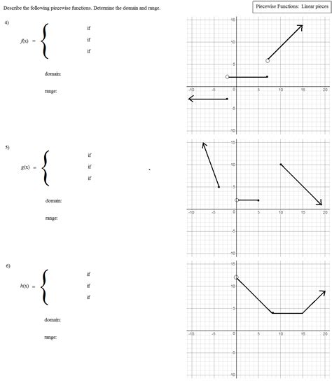 Math Plane Piecewise Functions Fx Notation — Db