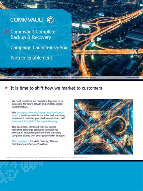 commvault complete tm backup and recovery campaign launch in a box