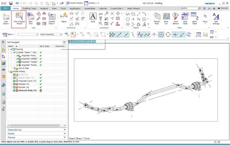 Siemens Nx 도면 선 두께 오토캐드 두꺼움 설정변경