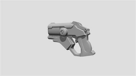 Overwatch Mercys Pistol 3d Model By 卄乇丨 ㄚㄩ Percevalance Ec7e6da