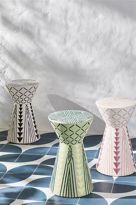 Seeded Stool Anthropologie