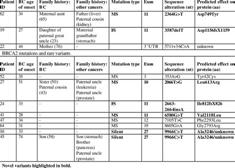 Germline Brca1 And Brca2 Mutations Identified Among Mexican Breast