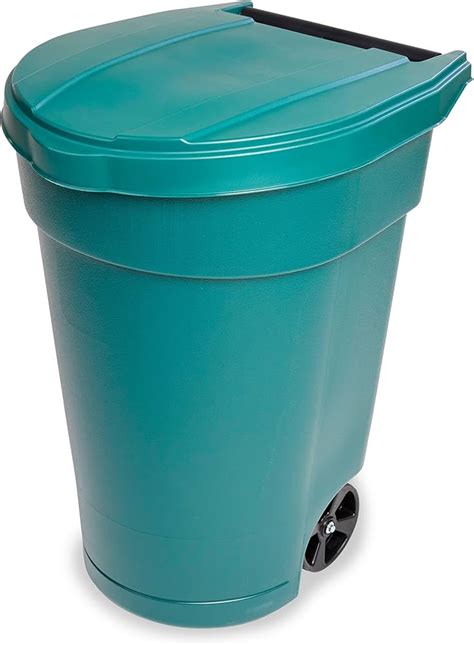 Large Outdoor Trash Cans With Wheels Large Capacity Outdoor Trash Can