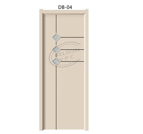 New Arrival Full WPC Wood Plastic Composite Hollow Door Laminated Flush WPC Doors