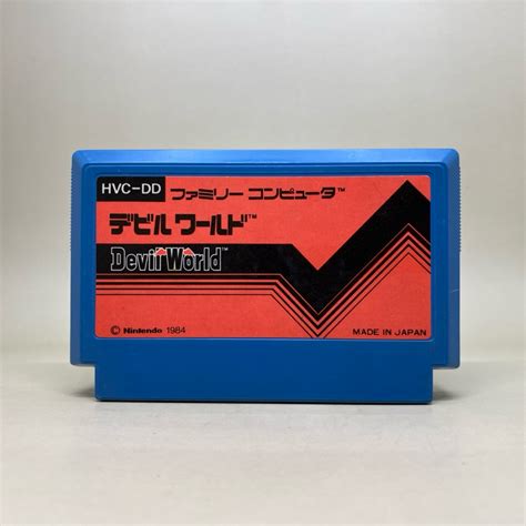 Devil World Fc Nintendo Famicom Original Japan ตลับแท้ แฟมิคอม