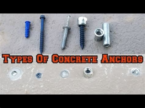 How To Install Concrete Anchors YouTube