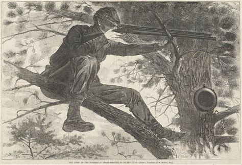 A Sharpshooter On Picket Duty By Winslow Homer 1862 Rarthistory