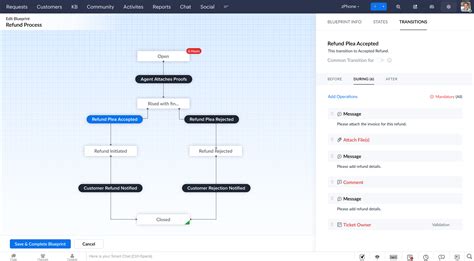 Creating Blueprint Step By Step Tutorial And Video Zoho Desk
