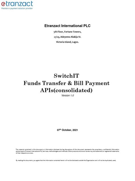 switchit 4 0 ft and bill payment consolidated api documentation pdf