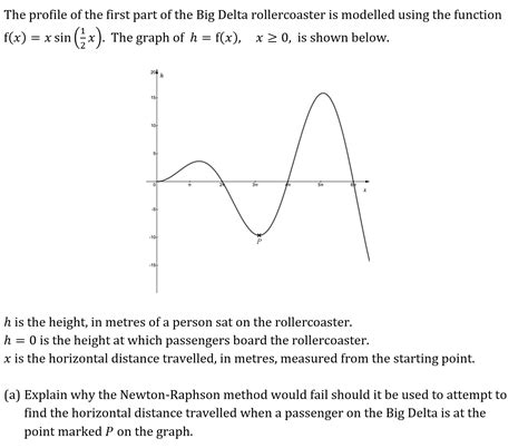 Modelling Involving Numerical Methods A Level Only Edexcel A Level