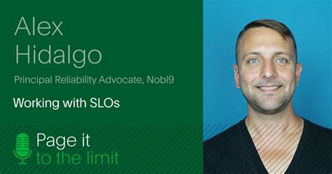 Working With Slos With Alex Hidalgo