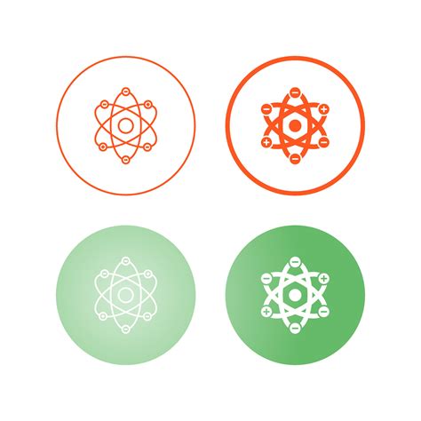 Atom Structure Vector Icon Vector Art At Vecteezy