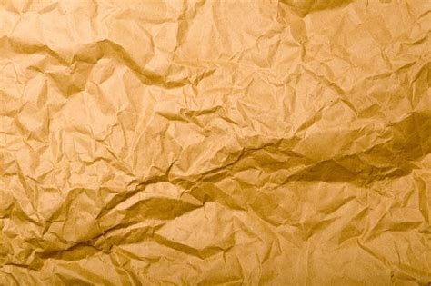 Textura de papel kraft arrugado fondo vintage marrón natural Foto Premium