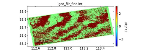 Problems In Geocoding Wrapped Interferograms In Complex Type · Issue