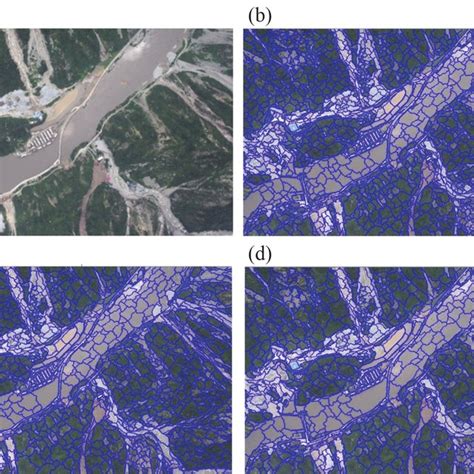 Effect Diagram Under Different Segmentation Scales A The Original Download Scientific