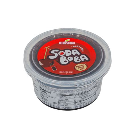 Midnight Cherry Blast Bursting Boba Juice Balls For Boba Tea And Dessert