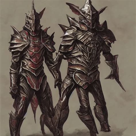 Chitin Armor From Morrowind Concept Art Painted By Stable Diffusion