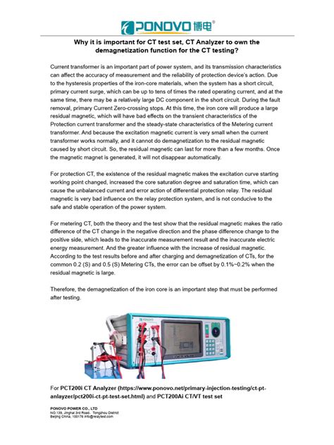 Why It Is Important For Ct Test Set Ct Analyzer To Own The