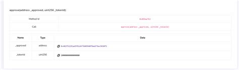 Web3js Why Is My Approve Function Using Incorrect Tokenid