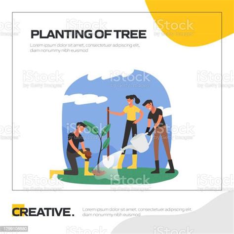 웹 사이트 배너 광고 및 마케팅 자료 온라인 광고 소셜 미디어 마케팅 등에 대한 나무 개념 벡터 일러스트레이션 심기 가금류에 대한 스톡 벡터 아트 및 기타 이미지 Istock