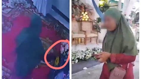 Viral Aksi Ibu Muda Di Bengkulu Curi Handphone Saat Hajatan Terekam