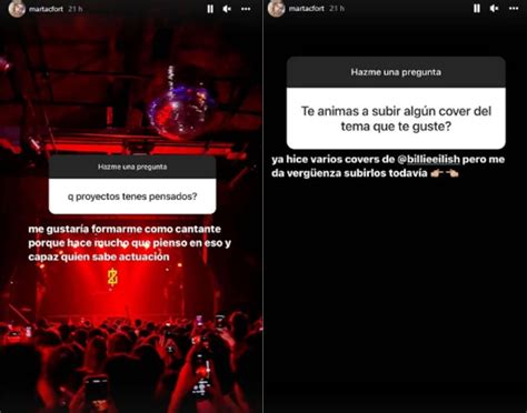 Martita Fort Habló De Sus Ganas De Ser Cantante El Motivo Por El Que