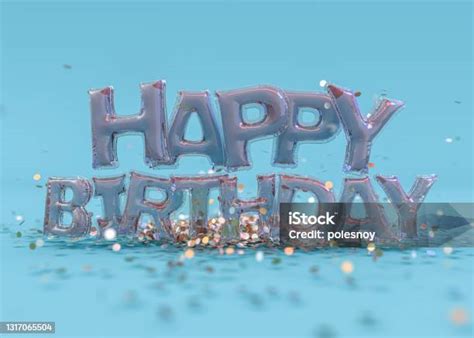 풍선에서 영어 알파벳단어 생일 축하합니다 휴일 3d 일러스트레이션 0명에 대한 스톡 사진 및 기타 이미지 0명 3차원 형태