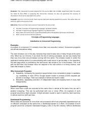 Concurrent Programming Pdf Umbc Cmsc Principles Of Programming Languages Fall