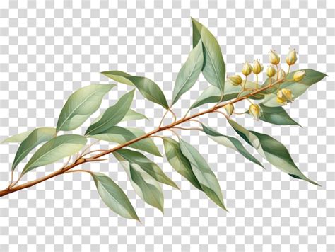 Premium Psd Eucalyptus Vector Image On Transaprent Background