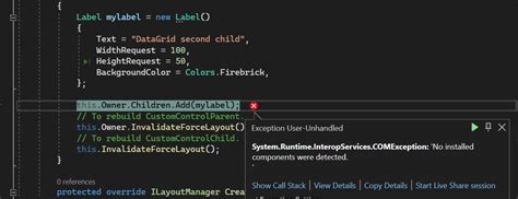 Windows Faced No Installed Components Were Detected Exception · Issue