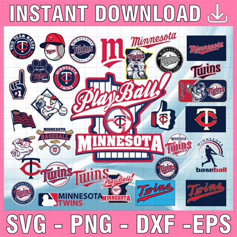 33 Files Minnesota Twins Svg Cut Files Baseball Clipart Cr Inspire