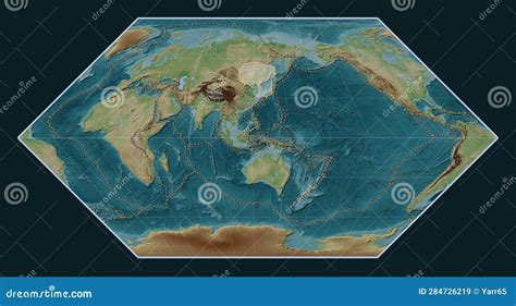 Amur Tectonic Plate Wiki Eckert I Boundaries Stock Illustration Illustration Of Lithosphere