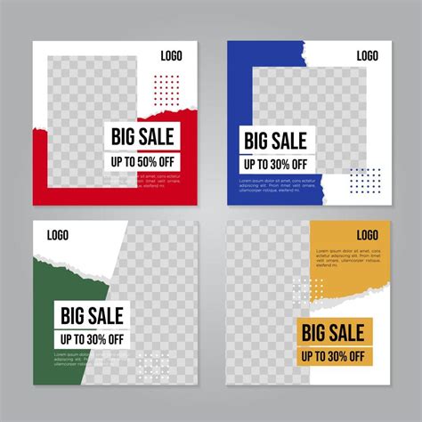 Fashion Social Media Banner Post Design Template 6020563 Vector Art At