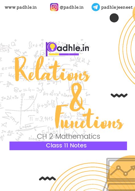 relations and functions class 11 maths notes relations ch 2