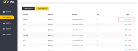 黑马瑞吉外卖之分类的修改 瑞吉外卖前端页面修改 csdn博客