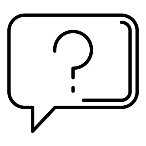 Premium Vector Question Vector Illustration Style