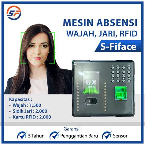 Jual Mesin Absen MAGIC SFIFACE Mesin Absensi Wajah Sidik Jari Kartu RFID Support ADMS S Fiface