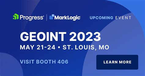 progress marklogic on linkedin geoint symposium 2023 marklogic