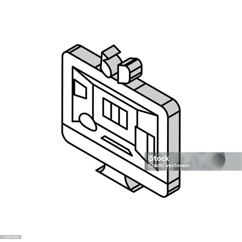 3d 스케치 인테리어 디자인 홈 아이소 메트릭 아이콘 벡터 일러스트 레이 션 0명에 대한 스톡 벡터 아트 및 기타 이미지 0명 가구 가정 주방 Istock