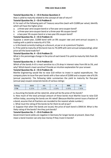 tutorial questions week 6 questions warning tt undefined function