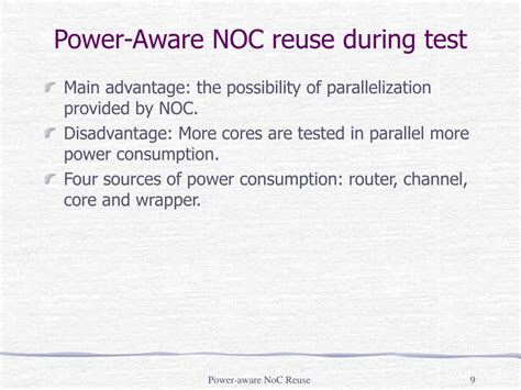 Ppt Power Aware Noc Reuse On The Testing Of Core Based Systems Powerpoint Presentation Id