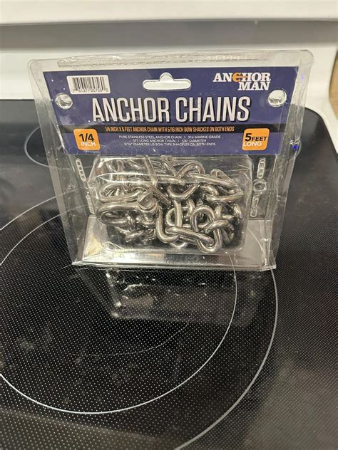 316 Stainless Steel Marine Chain Anchor Man Stainless Steel Boat Anchor