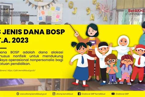 CATAT Ini Dia Jenis Dana BOSP Tahun Anggaran Pos Flores