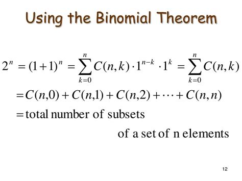 Ppt Counting Techniques R Combinations With Repetition Allowed Binomial Theorem Powerpoint