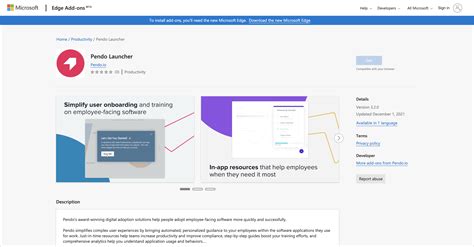 Windowsでのmicrosoft Edgeへの拡張機能の導入方法 Pendo Adoptヘルプセンター